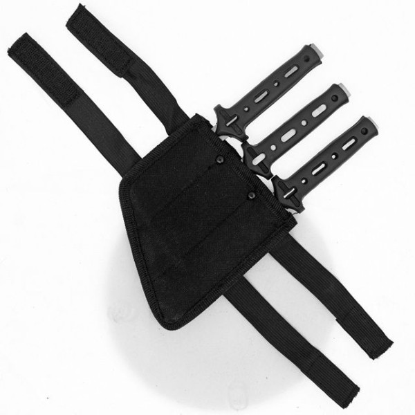 Modern Ninja Trinity Boot Knife Set 3 Piece Full Tang Throwers